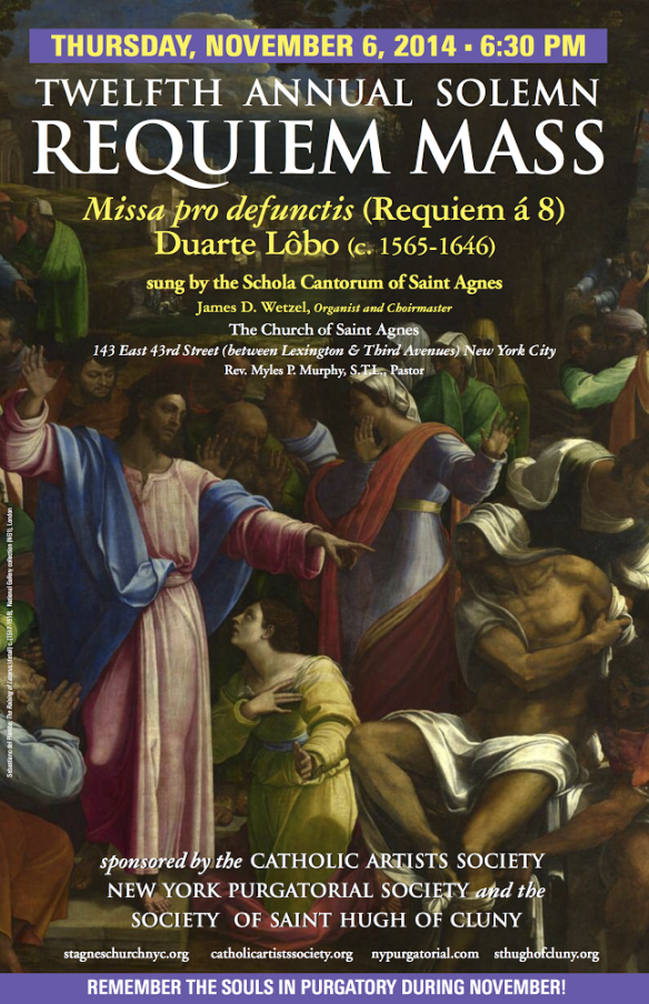 Annual Solemn Requiem Mass - 6 November 2014 (Duarte Lobo à 8 ...