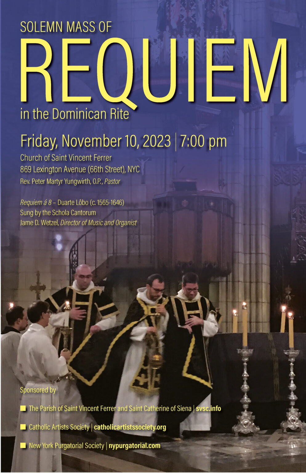Annual Requiem Mass – November 10 - Catholic Artists Society